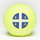 Patriotic Tennis Ball with Flag of Quebec, Canada | Zazzle