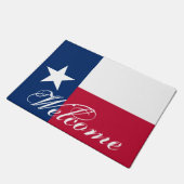 Patriotic Texas flag door mat for Texan home | Zazzle