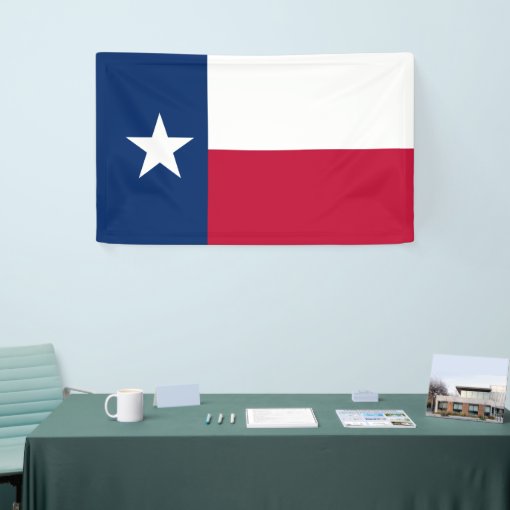 Patriotic Texas state flag custom Banner | Zazzle