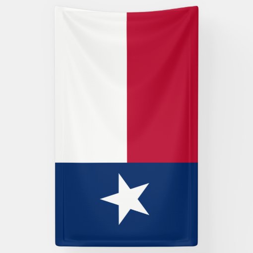 Patriotic Texas state flag custom Banner | Zazzle