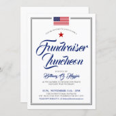 Patriotic Themed Event American Flag Invitation | Zazzle