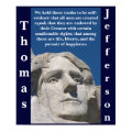 Patriotic Thomas Jefferson Poster | Zazzle