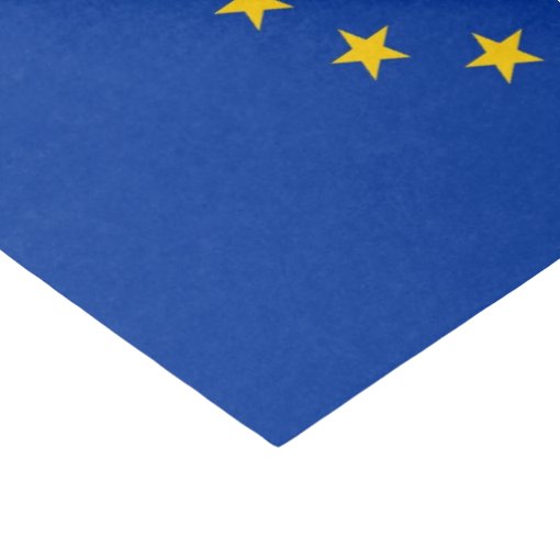 Patriotic tissue paper with flag of European Union | Zazzle