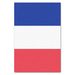 Patriotic tissue paper with flag of France | Zazzle