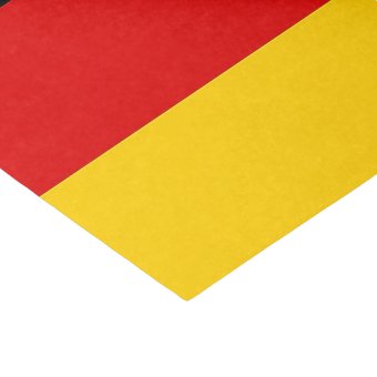 Patriotic tissue paper with flag of Germany | Zazzle