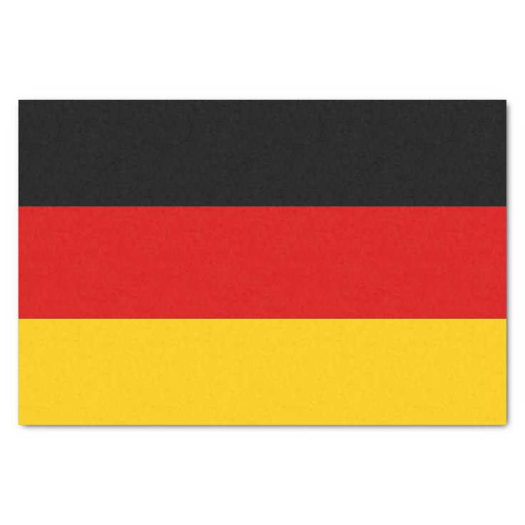 Patriotic tissue paper with flag of Germany | Zazzle