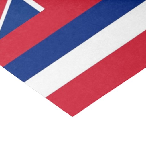 Patriotic tissue paper with flag of Hawaii | Zazzle