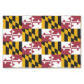 Patriotic tissue paper with flag of Maryland | Zazzle