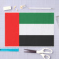 Patriotic tissue paper with flag of UAE | Zazzle
