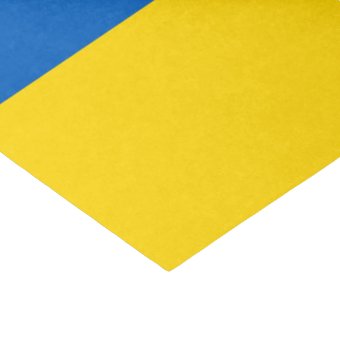 Patriotic tissue paper with flag of Ukraine | Zazzle