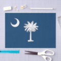 Patriotic tissue paper with flag South Carolina | Zazzle