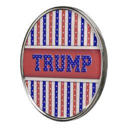Patriotic Trump Golf Ball Markers | Zazzle