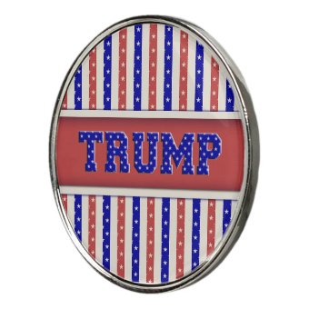 Patriotic Trump Golf Ball Markers | Zazzle
