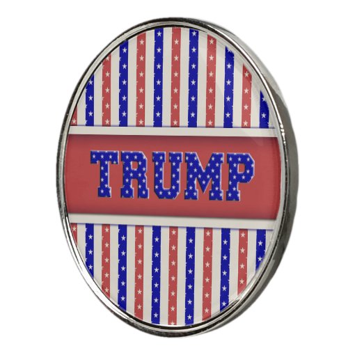 Patriotic Trump Golf Ball Markers | Zazzle