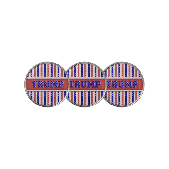 Patriotic Trump Golf Ball Markers | Zazzle.com