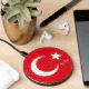 Patriotic Turkey Charger, Turkish Flag Wireless Charger | Zazzle