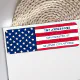 Patriotic USA American Flag Return Address Label | Zazzle
