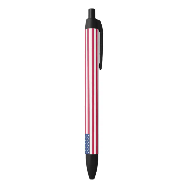 Patriotic USA American Flag Stars Stripes Ink Pen | Zazzle