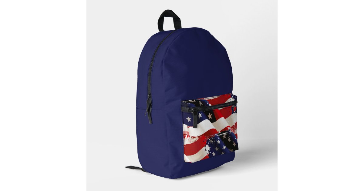 Patriotic USA Flag Backpack | Zazzle
