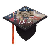 Patriotic USA Flag Photo Tribute Graduation Cap Topper | Zazzle