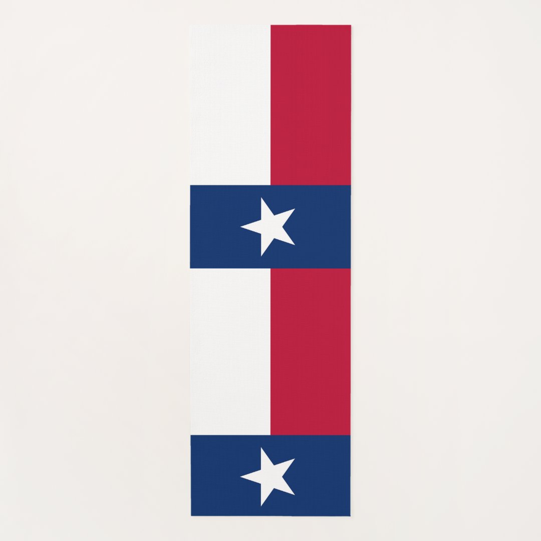 Patriotic Yoga Mats with flag of Texas | Zazzle