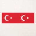 Patriotic Yoga Mats with flag of Turkey | Zazzle