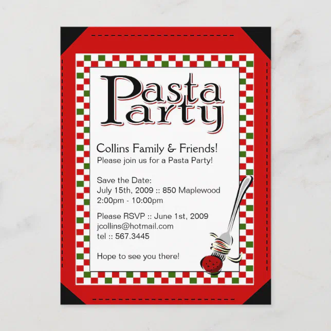 Patsa Party Invitation | Zazzle