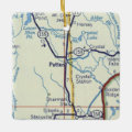 Patten Maine Vintage Map Ceramic Ornament | Zazzle