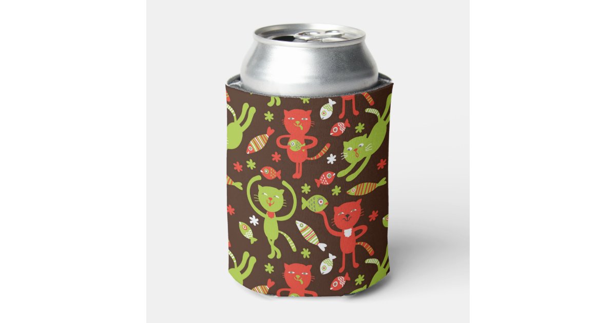 pattern 2 can cooler | Zazzle
