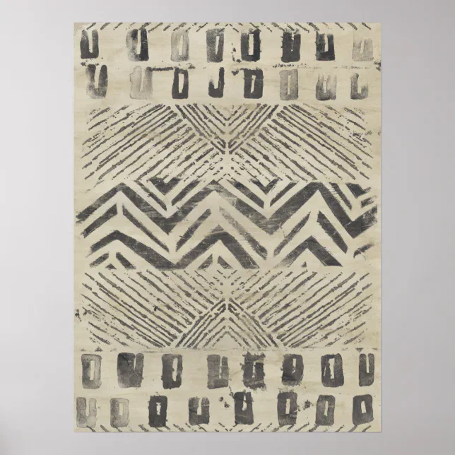 Pattern Bazaar - Geometric Shapes Poster | Zazzle