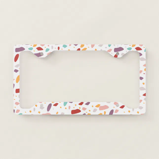 pattern license plate frame | Zazzle