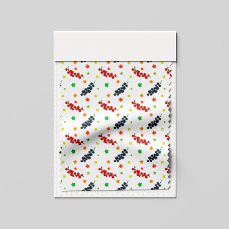 Cute Blueberries Fruit Kids Fabric | Zazzle