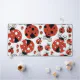 Pattern Of Ladybugs, Cute Ladybugs, Red Ladybugs Desk Mat | Zazzle