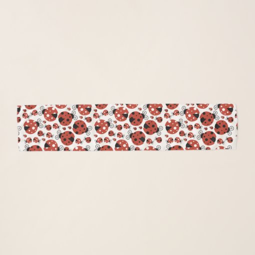 Pattern Of Ladybugs, Cute Ladybugs, Red Ladybugs Scarf | Zazzle