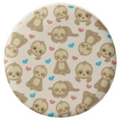 Pattern Of Sloths, Cute Sloths, Hearts Chocolate Covered Oreo | Zazzle