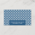 Patterned Tiles, Floorer, Tile Installer Business Card | Zazzle