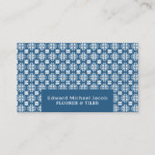 Patterned Tiles, Floorer, Tile Installer Business Card | Zazzle