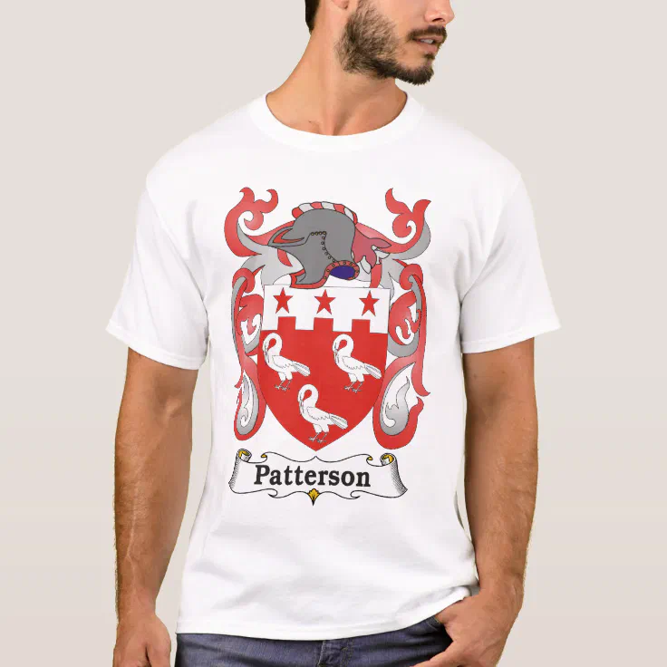 Patterson Family Coat of Arms T-shirt | Zazzle