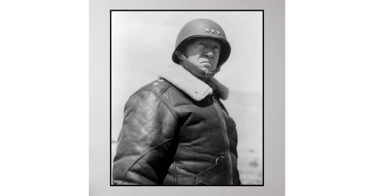 Patton -- Border Poster | Zazzle