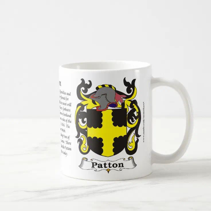Patton Family Coat of Arms Mug | Zazzle
