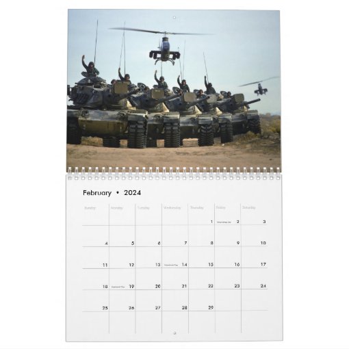 Patton Tank Calendar | Zazzle
