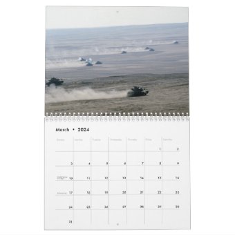 Patton Tank Calendar | Zazzle