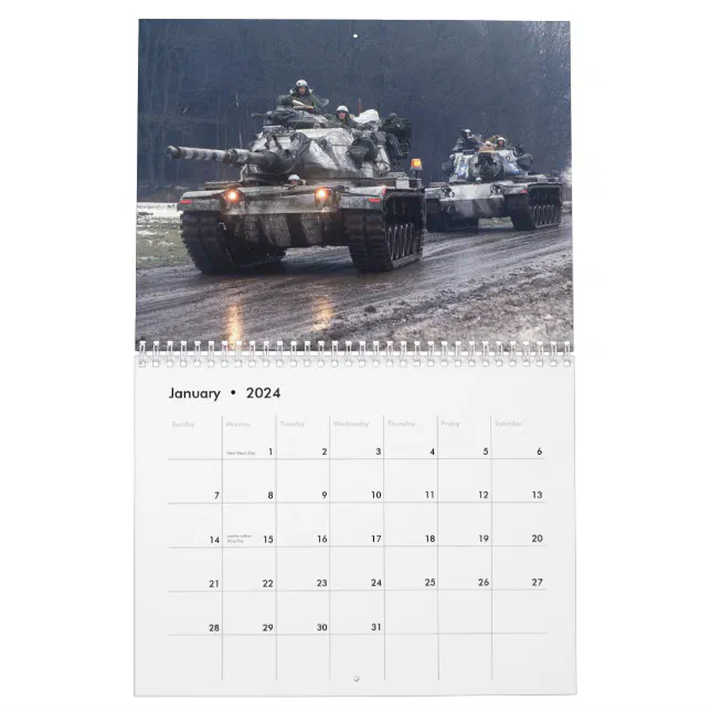 Patton Tank Calendar | Zazzle