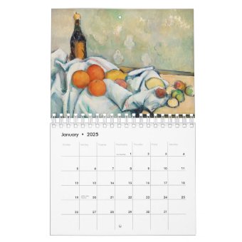 PAUL CÉZANNE 2020 FINE ART CALENDAR | Zazzle