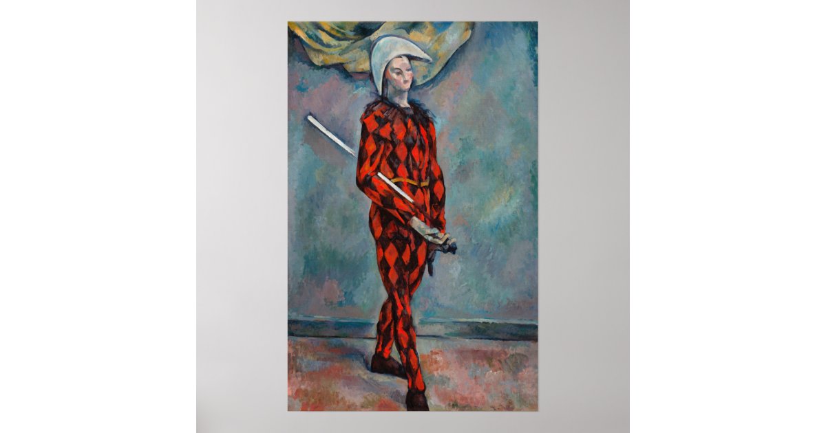 Paul Cezanne - Harlequin Poster | Zazzle