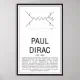 Paul Dirac Poster | Zazzle