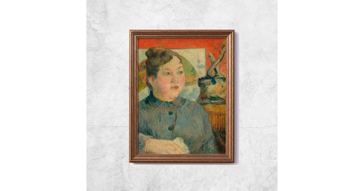Paul Gauguin Madame Art Wall Poster | Zazzle