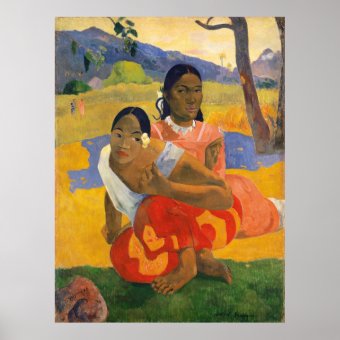 PAUL GAUGUIN - Nafea faa ipoipo 1892 Poster | Zazzle