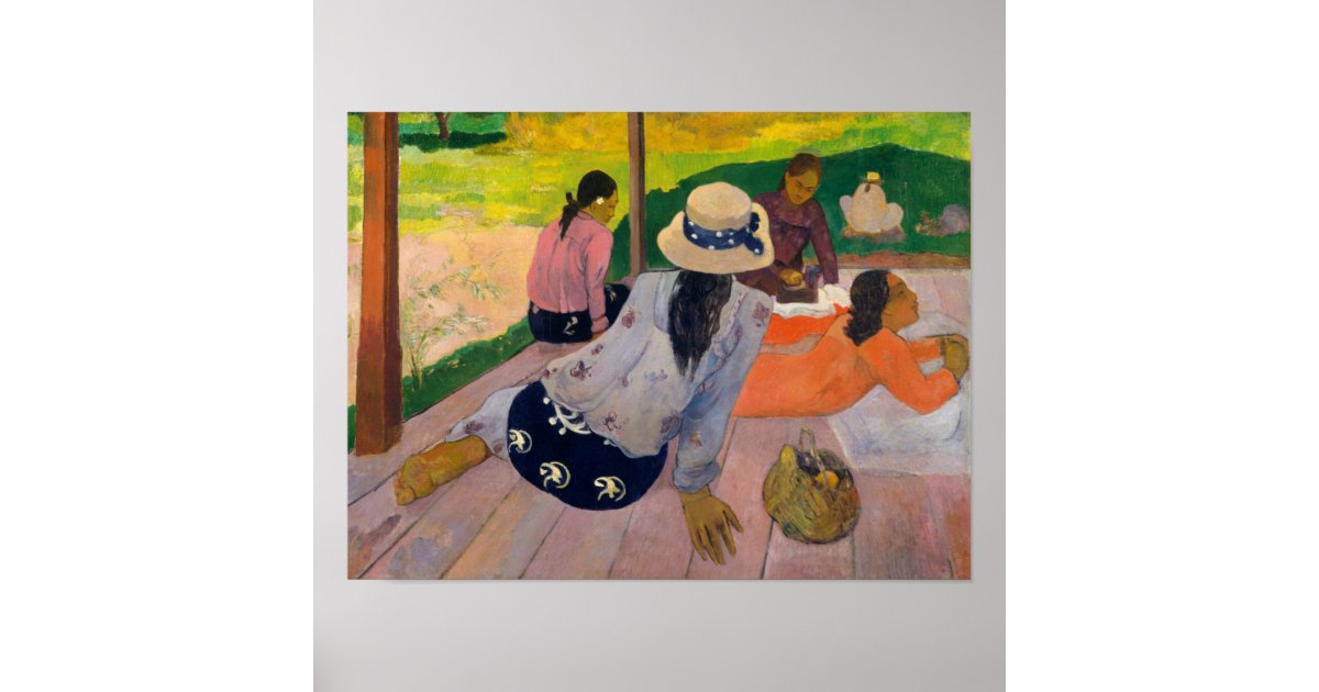 Paul Gauguin | The Siesta Poster | Zazzle