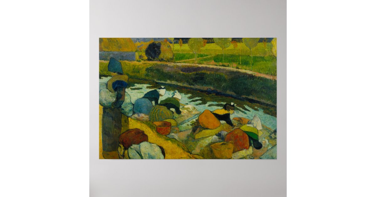 Paul Gauguin - Washerwomen Poster | Zazzle.com